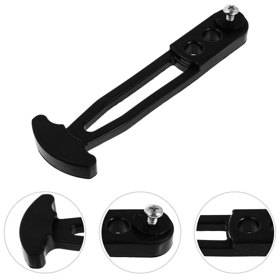 LEORX Black Low Profile Design Yacht Clamp Screw Fix Rustproof 1Pcs 5 ...