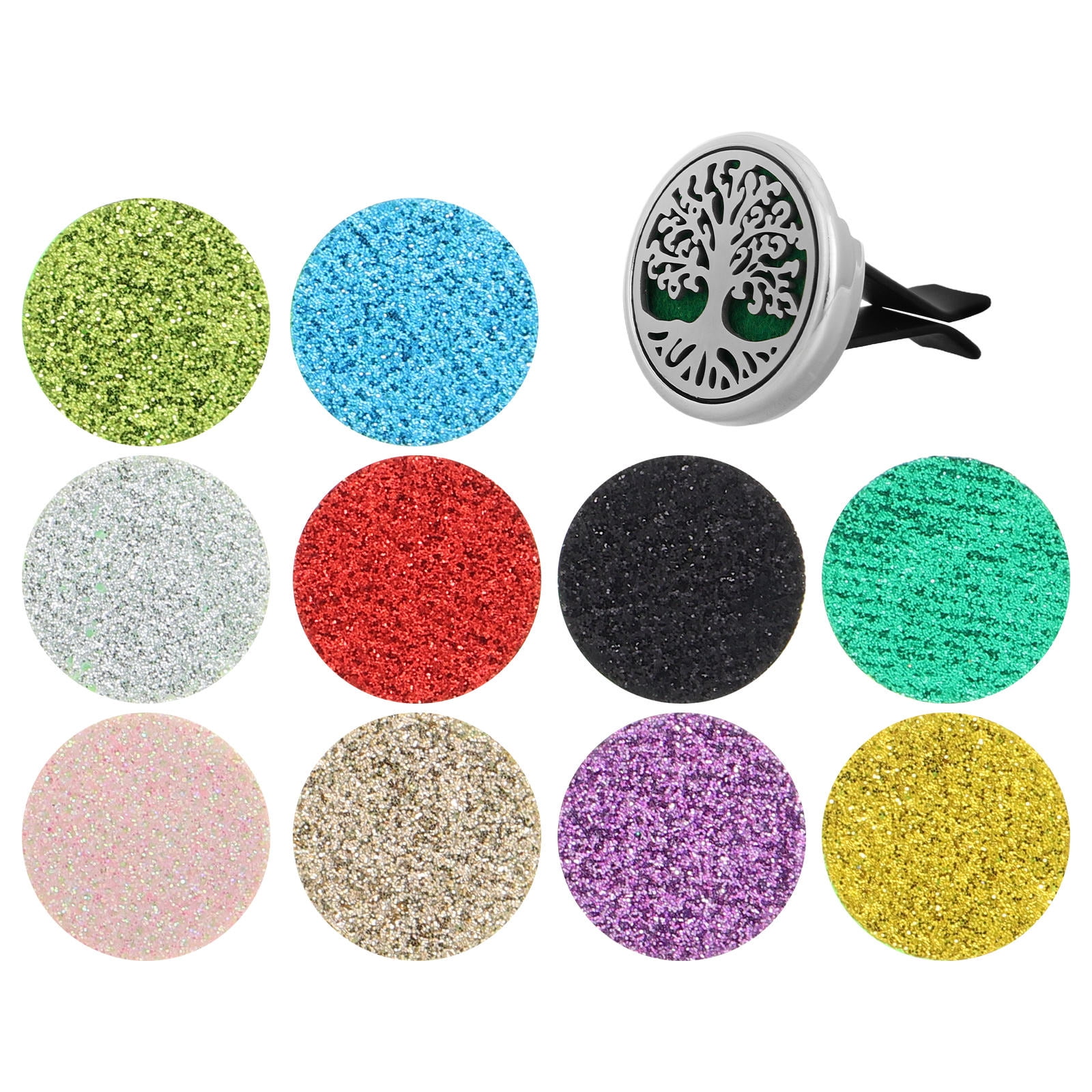 LEORX Car Diffuser Vent Clip Car Aromatherapy Clip Cotton Assorted ...