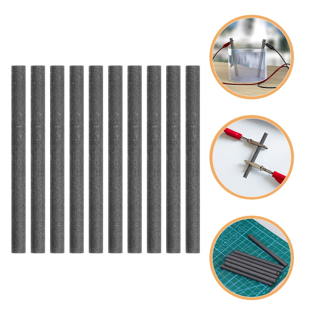 LEORX Graphite Carbon Rod Black 20Pack Electrode Carbon Rods - Walmart.com