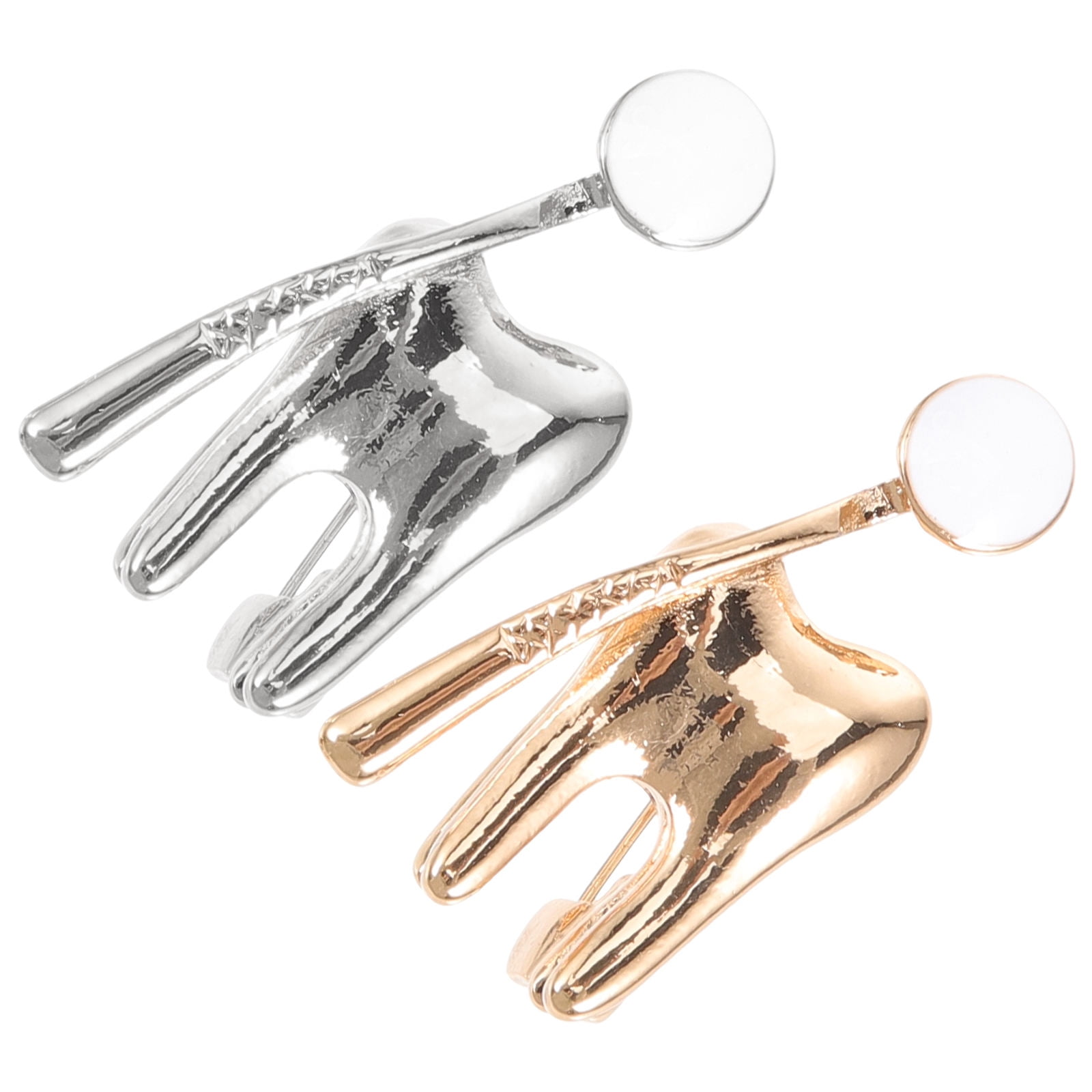 LEORX Charming Alloy ToothShaped Brooch Pin for Hats Clothes Decorative ...