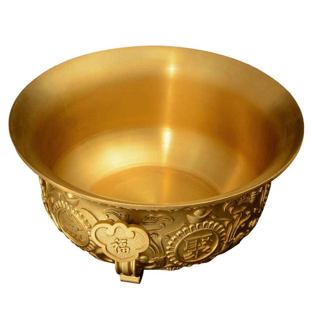 LEORX Chinese Traditional Style Treasure Basin Copper Retro Design for ...