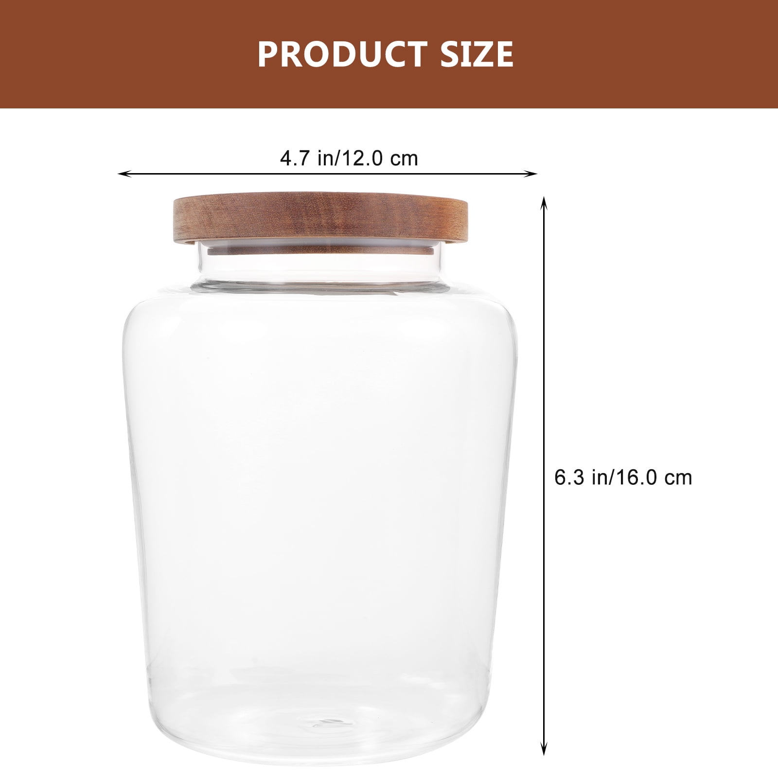 LEORX Classic Storage Canister Transparent Food Storage 1Set - Walmart.com