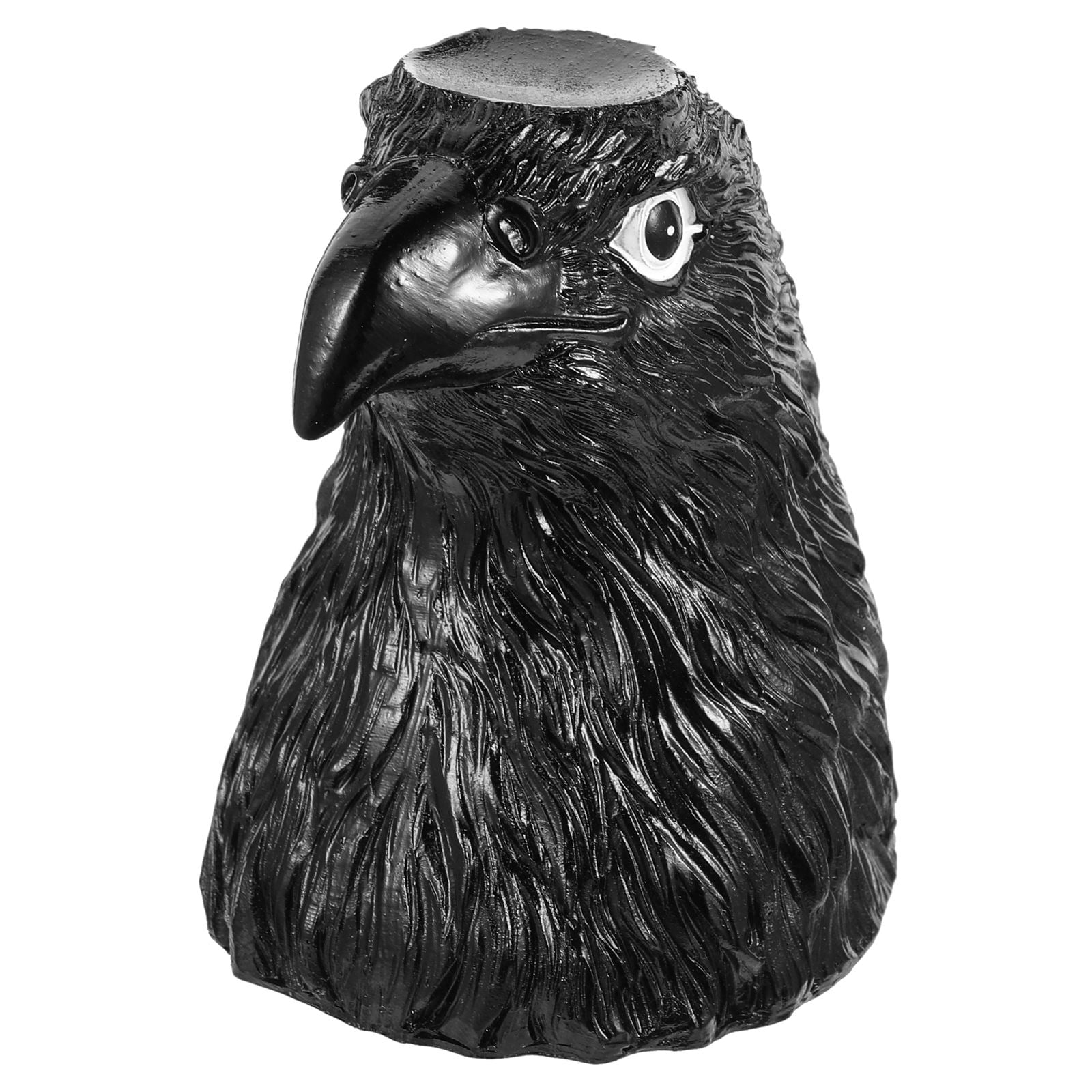 LEORX Clear Sphere Display Stand Decorative Crystal Ball Base Resin Owl ...