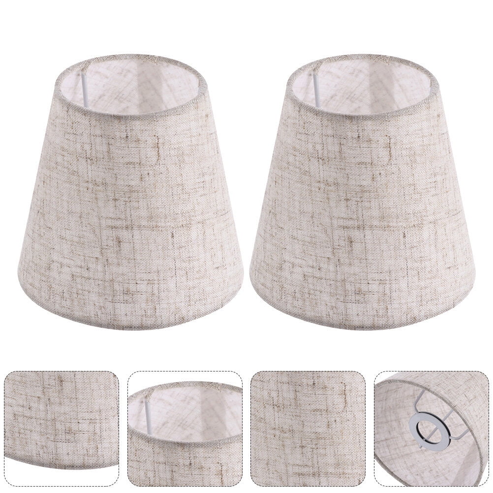 LEORX Cloth Light Shade Cover 3Pcs Modern Lampshade for Home Decorative ...