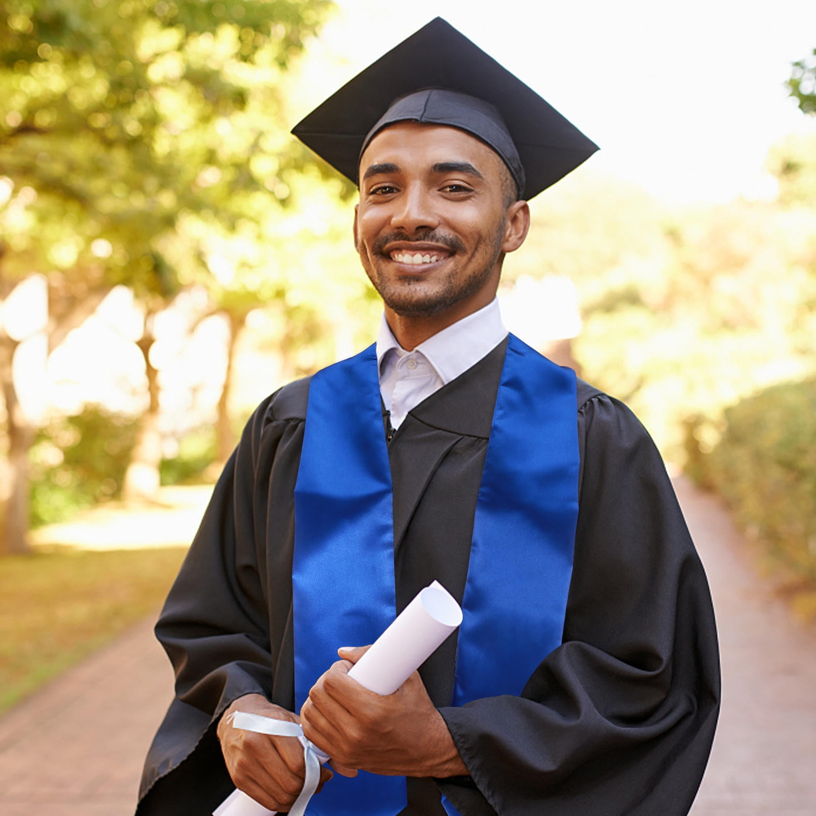 LEORX College Graduation Gown Shawl Reusable Graduation Stole ...