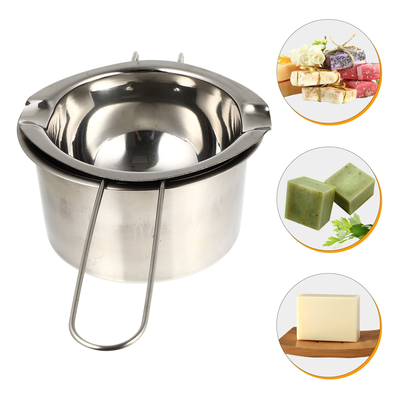 LEORX Cooking Chocolate Melter Pot Wax Melting for Soap Making DIY ...
