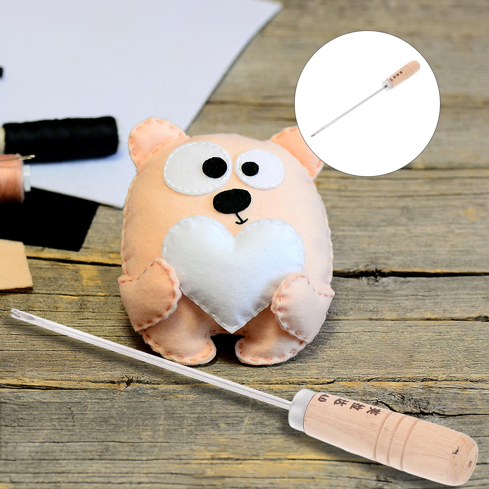 LEORX Cotton Filling Tool Diy Stuffed Doll Awl Tool With Ergonomic ...