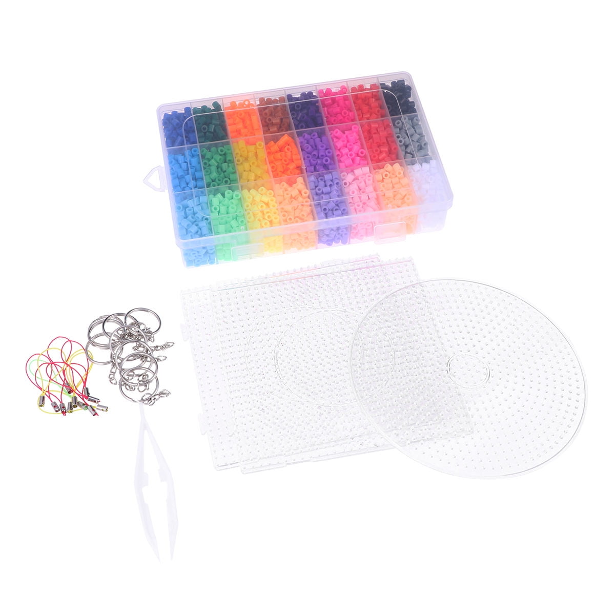 LEORX DIY Bead Kit with Fuse Beads in Assorted Colors for Kids Playing ...