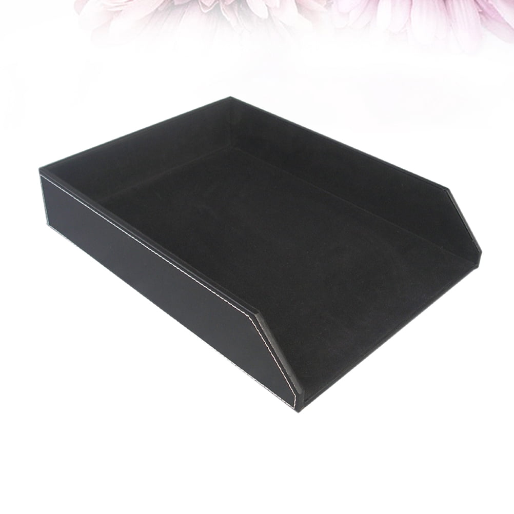 LEORX Desktop Document Stand with Modern Design 1Pcs for School Work Study File Storage Tray 14. ...
