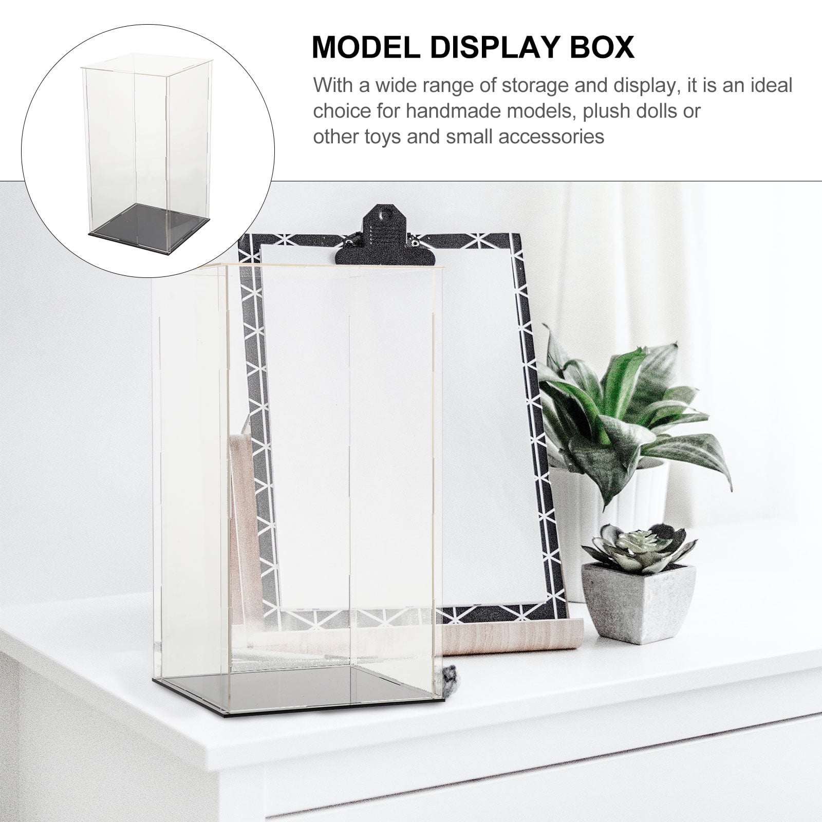 LEORX Display Decorative Storage Boxes Acrylic Safe Case - Walmart.com