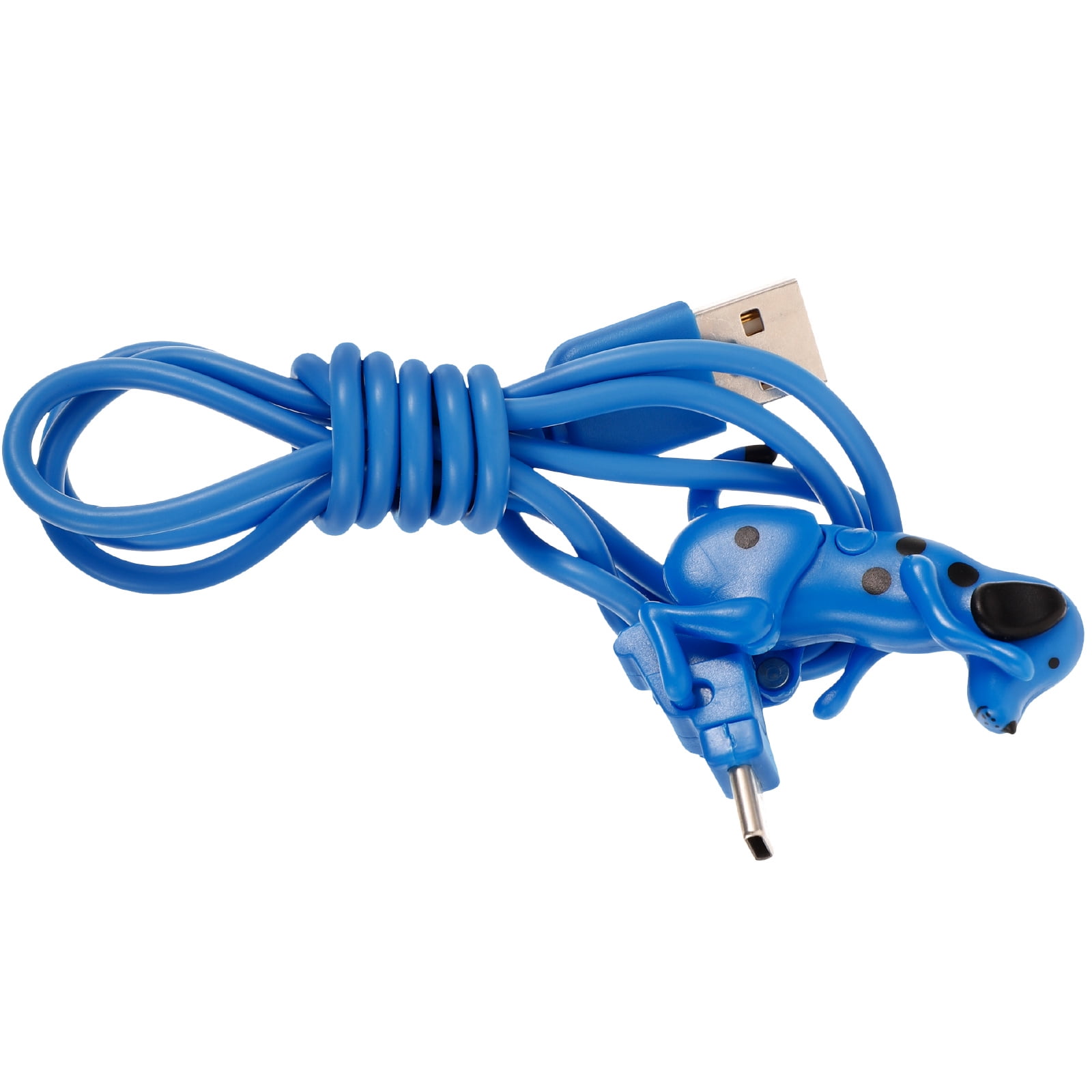 LEORX Dog USB Cable Wide Compatibility Plastic Blue 1Pack - Walmart.com