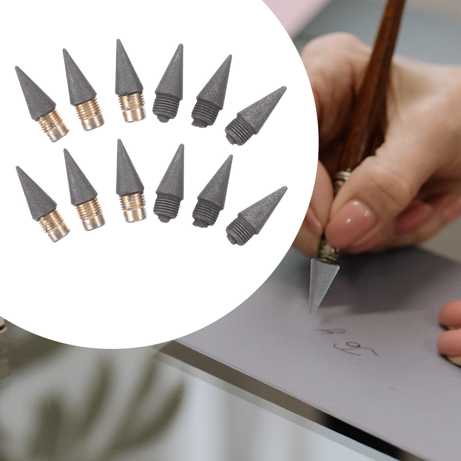 LEORX Everlasting Pencil Refills 30Pcs Ergonomic Design For Artists ...