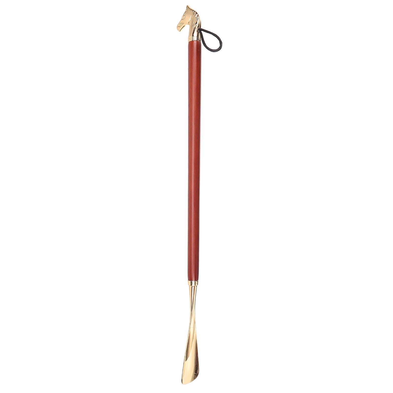 LEORX Extended Shoe Horn with Long Handle Copper 1Set Ergonomic Design ...