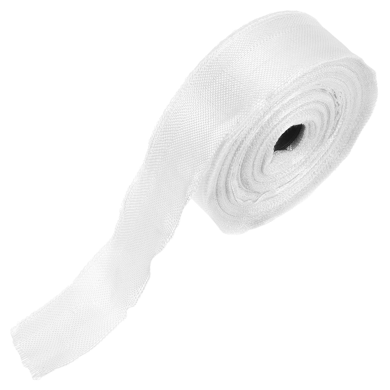 LEORX Fiberglass Tape Roll Fire Resistance Electrical Insulation 1 Roll White Fiberglass Cloth ...