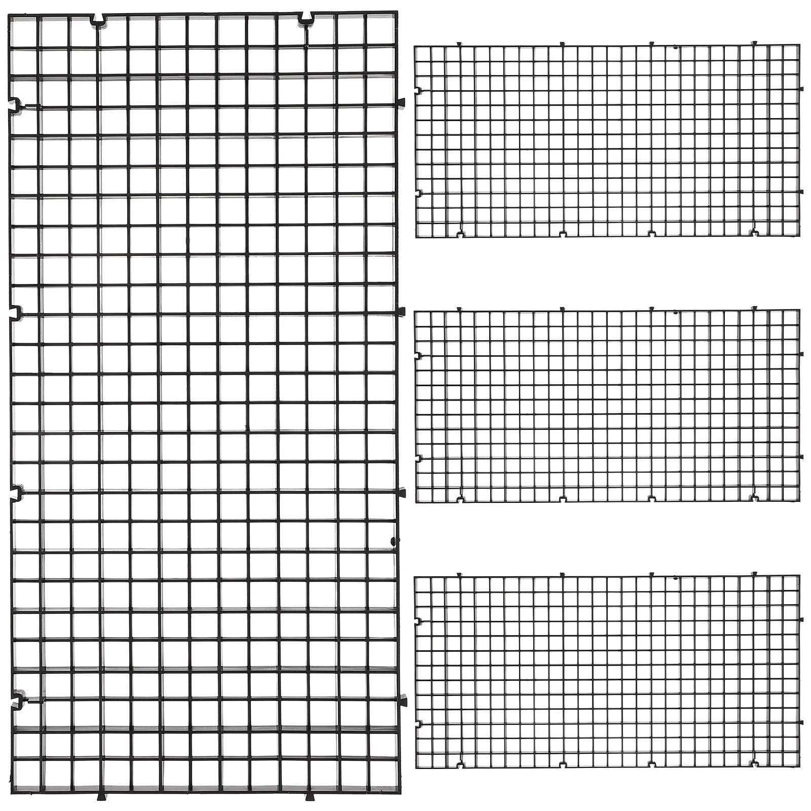 LEORX Fish Tank Grid Divider 4Pcs PP Material Water Permeable Isolation ...