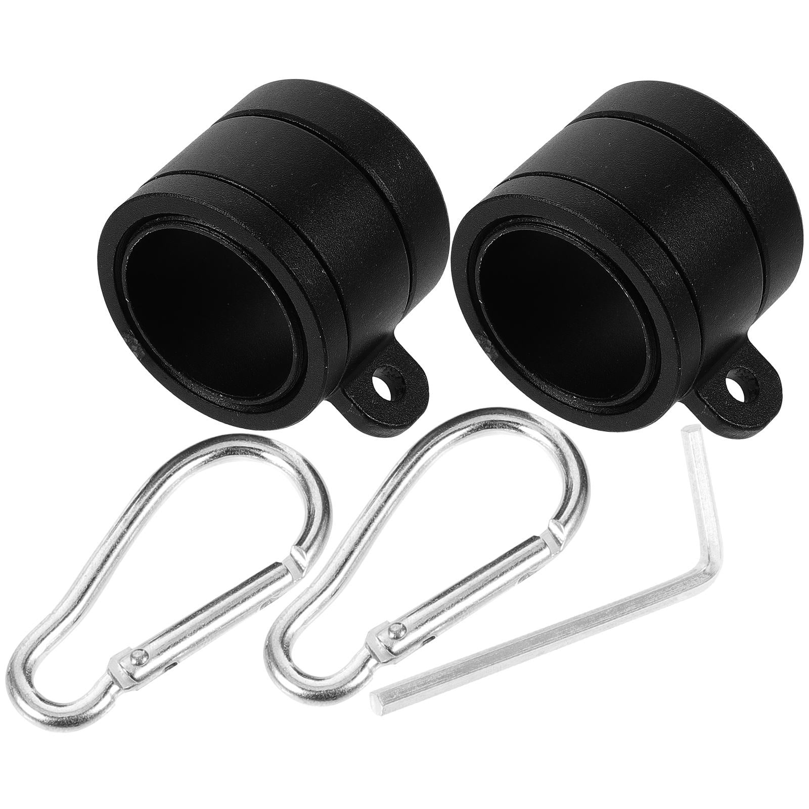 LEORX Flag Pole Mounting Clips Flagpole Rotating Rings Hitch Holder ...