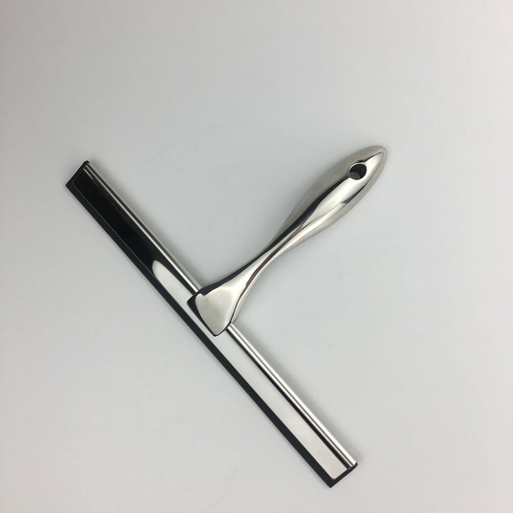 LEORX Flat Edge Bathroom Squeegee for Efficient Water Wiping 1Pcs ...