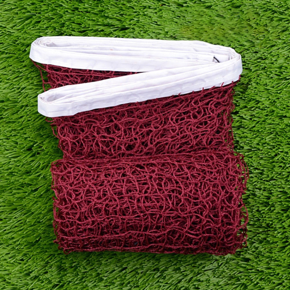 LEORX Foldable Badminton Net for Backyard Nylon Square Mesh Easy Fixing ...