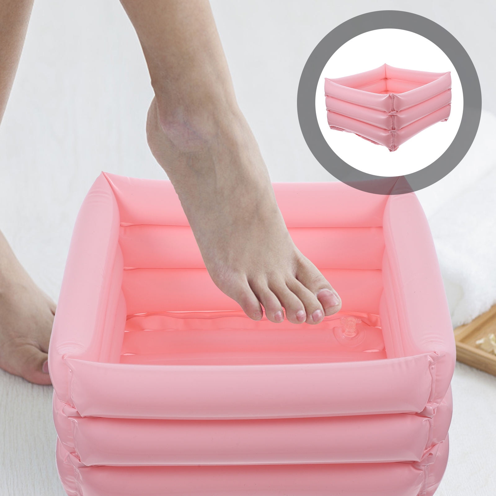 LEORX Foldable Foot Basin Portable Sink Foldable Feet Bath Basin Foot ...