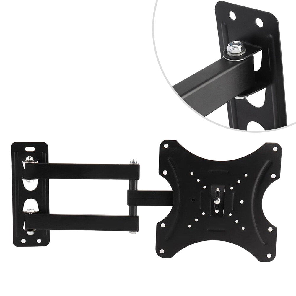 LEORX Folding Flat Monitor Stand Rotated Holder Black for TV 1 Set ...