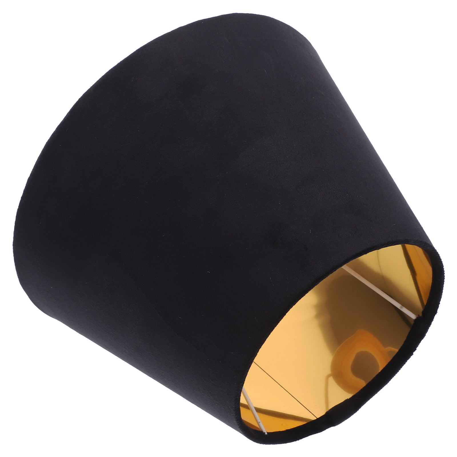 LEORX Golden Metal Liner Lamp Shade Replacement E27 E14 Plain Light ...