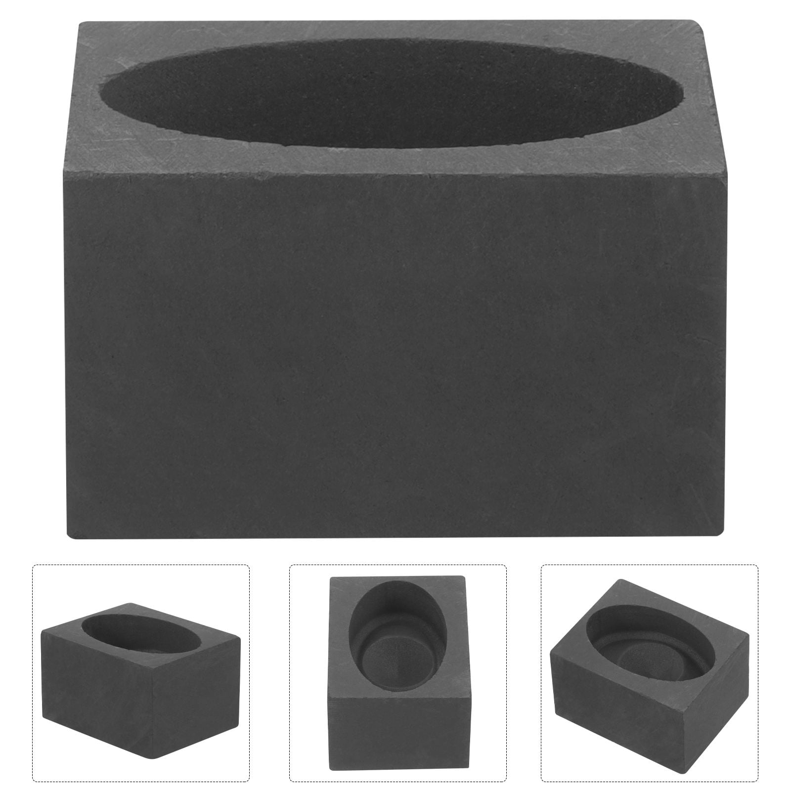 LEORX Graphite Molds for Casting Metal 1Pack Ingot Shape for Various ...