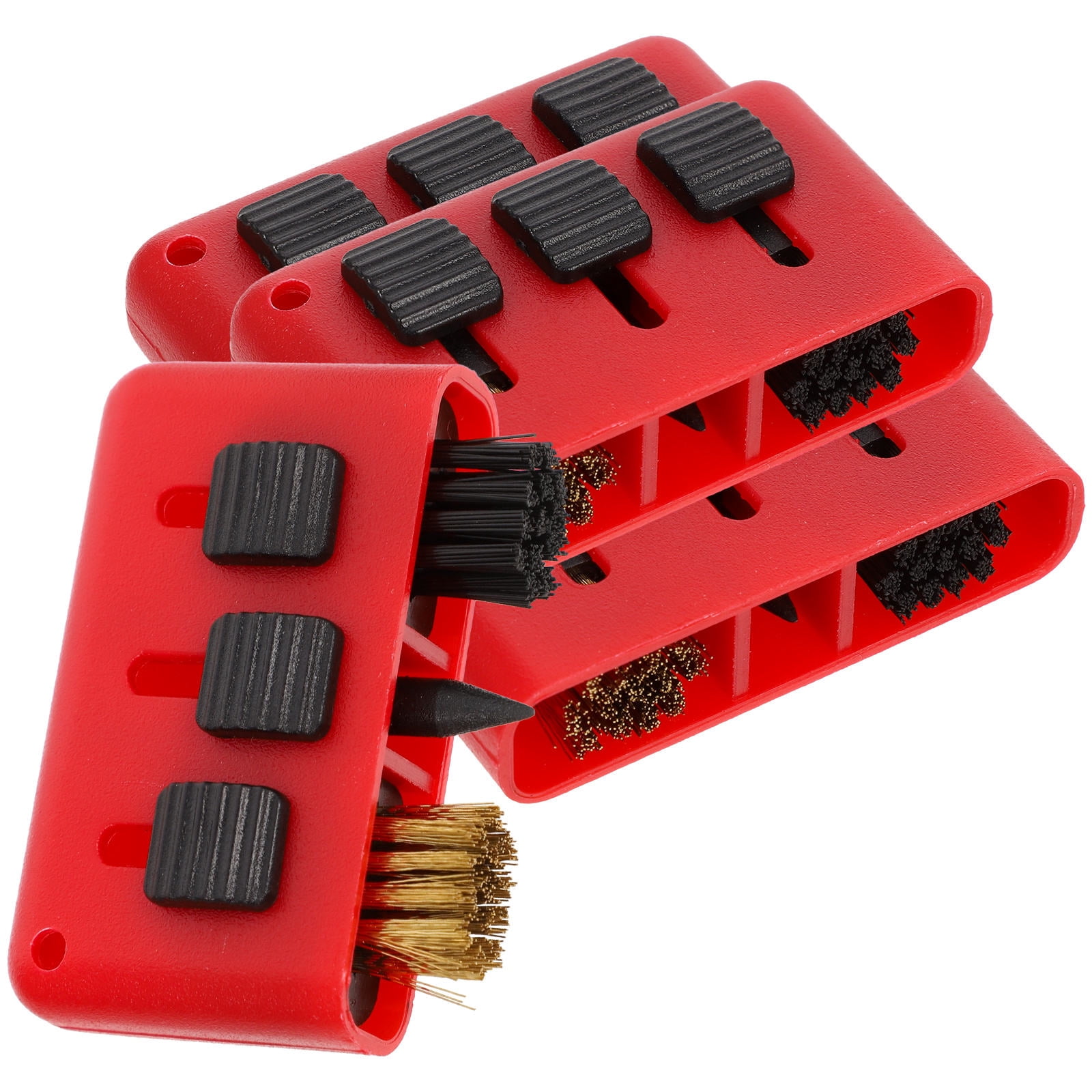 LEORX Groove Cleaning Brush for Golf Clubs and Balls with Red Color ...