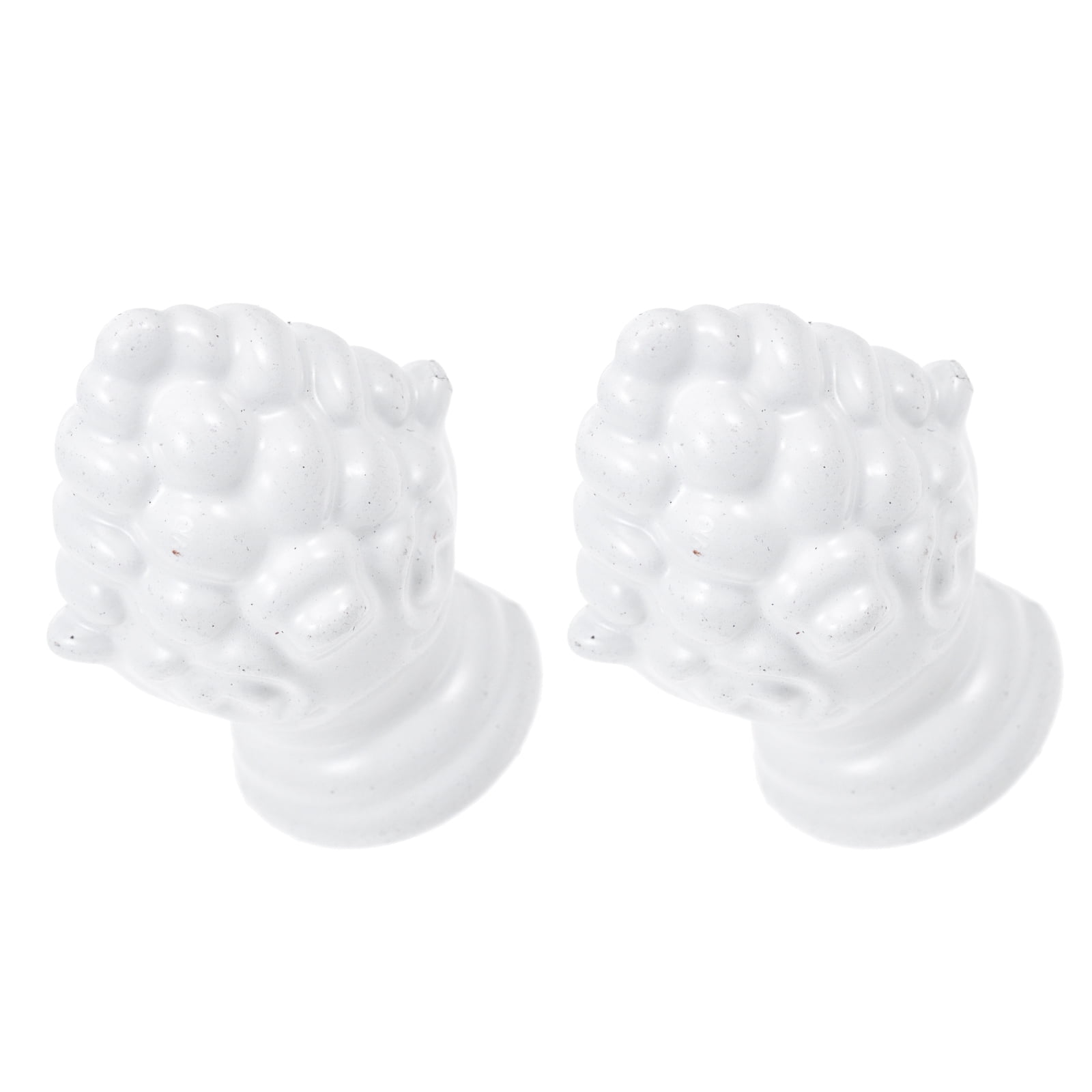 LEORX Elegant Lamp Finial Light Accessory White 1Set - Walmart.com