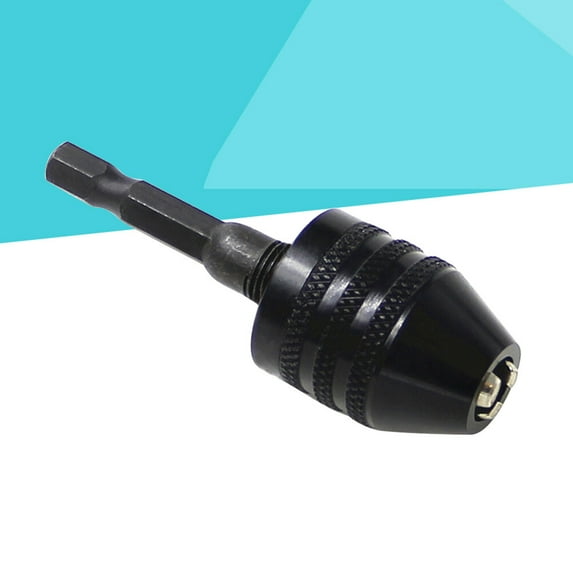 LEORX Keyless Carbon Mini 3-Jaw Drill Chuck 1Set Adapter Driver and ...