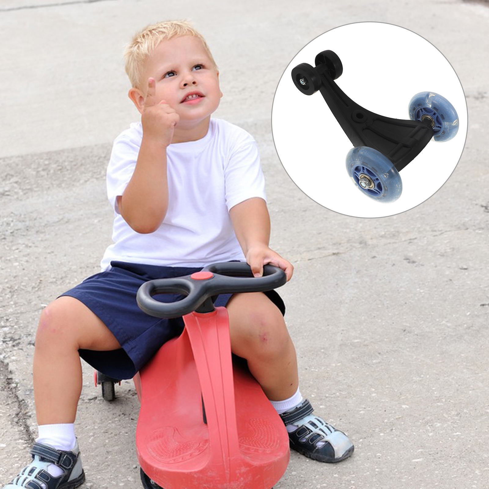 LEORX Kids Wiggle Car Part Plastic Wheel for Scooter Use 1Pcs - Walmart.com