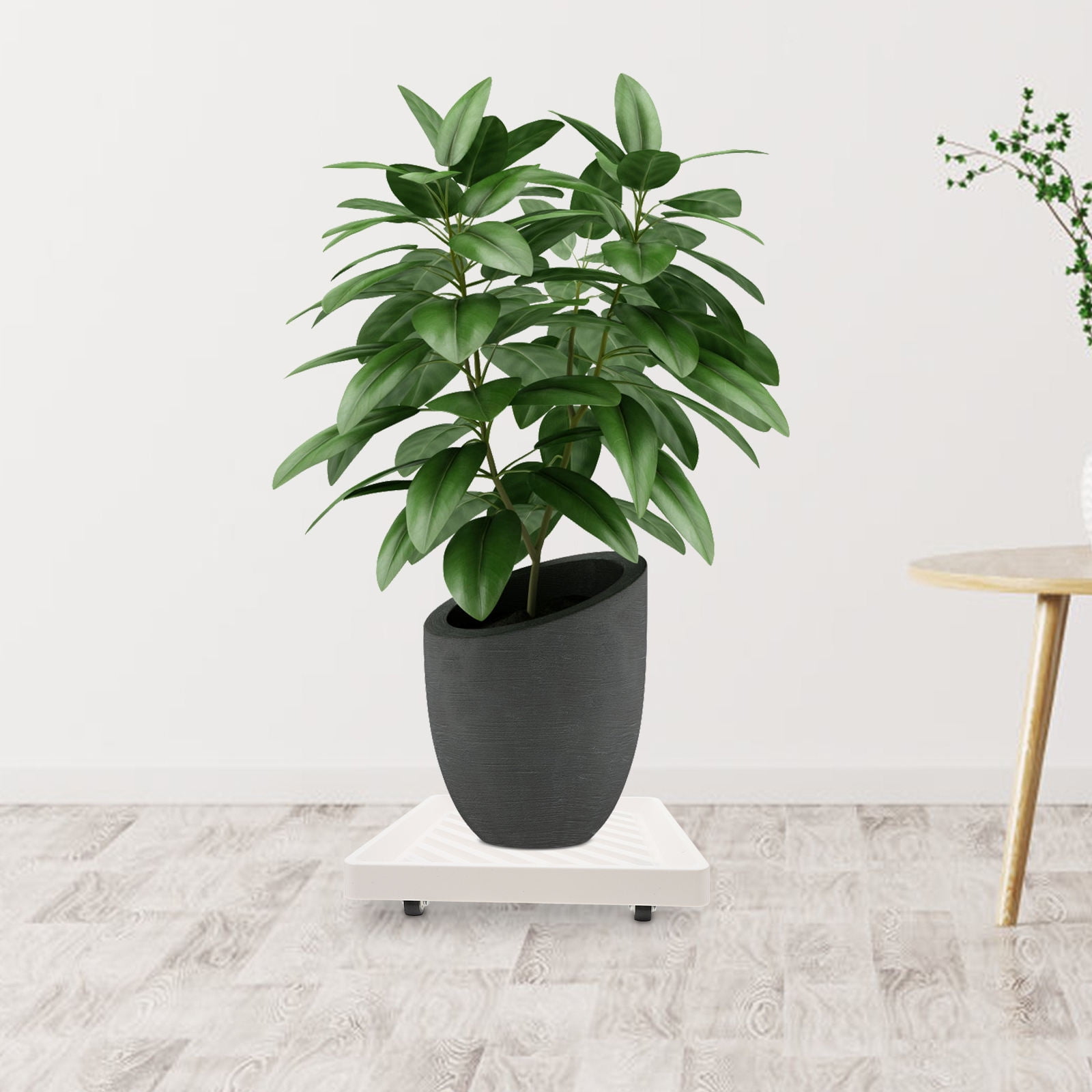 LEORX re Plant Dolly with Casters Movable Tray for Indoor Planter Pots ...