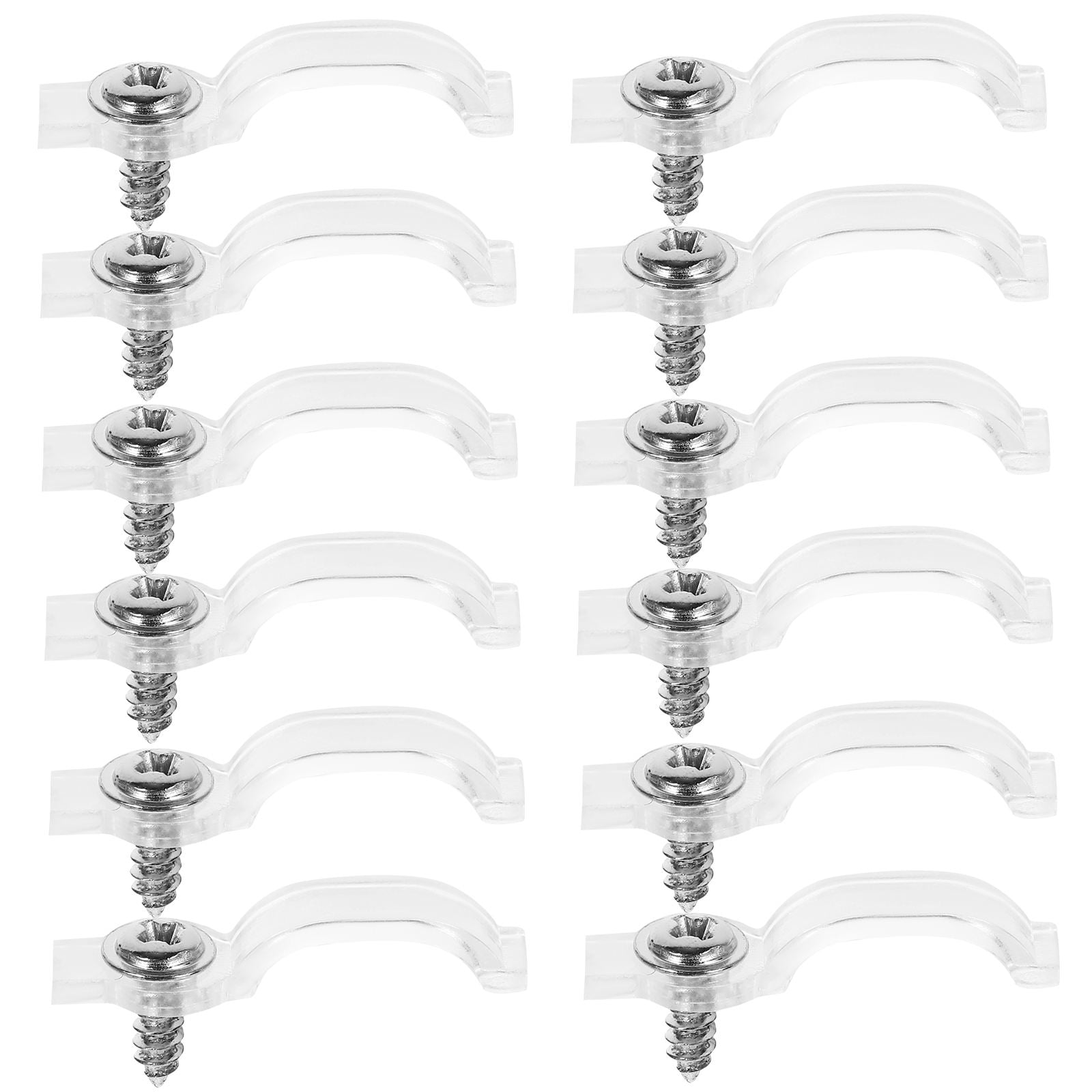 LEORX Led Strip Clips 100Pcs Bar Light Fixing Clip for Installation on ...