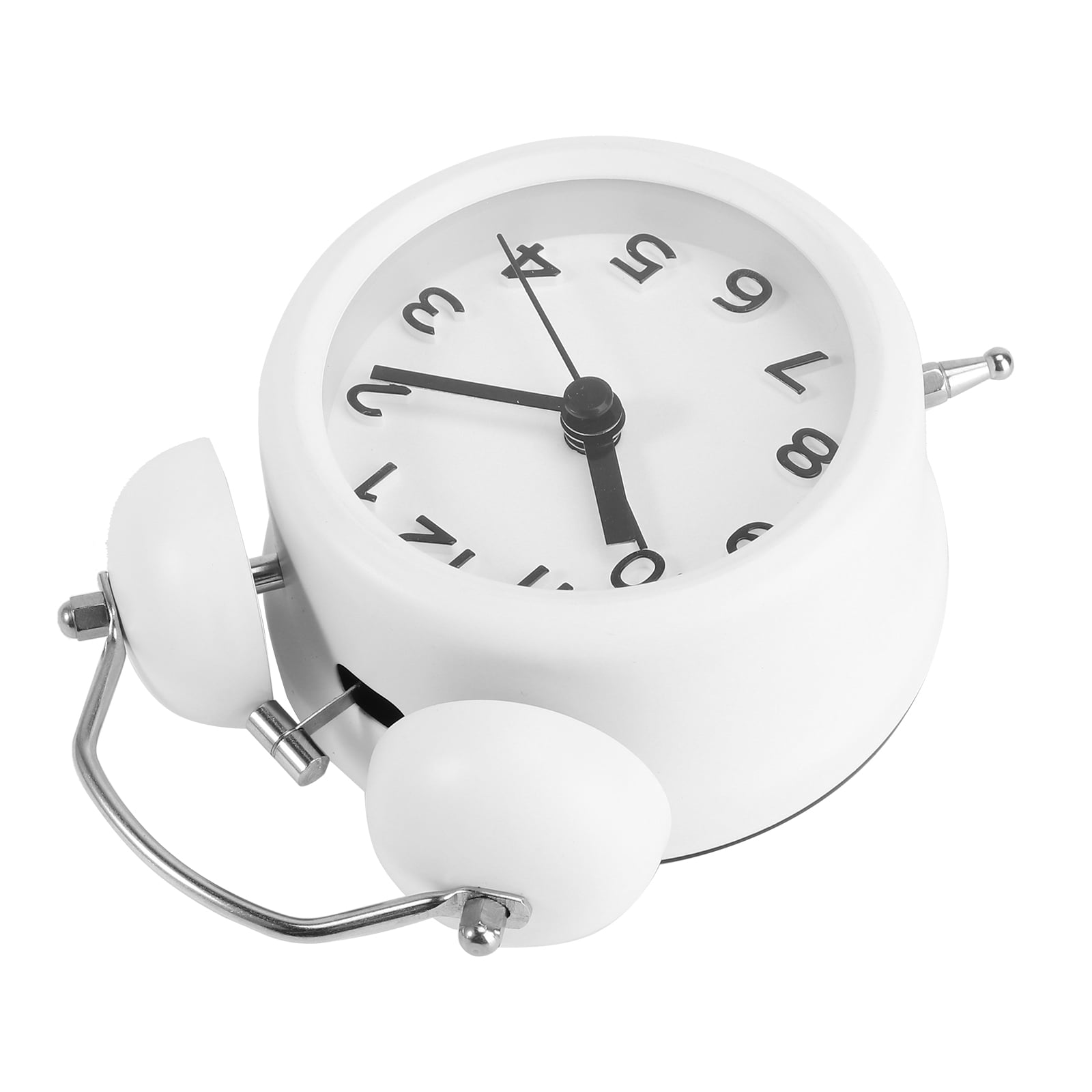 LEORX Loud Non Ticking Alarm Clock Vintage Design with Backlight for ...