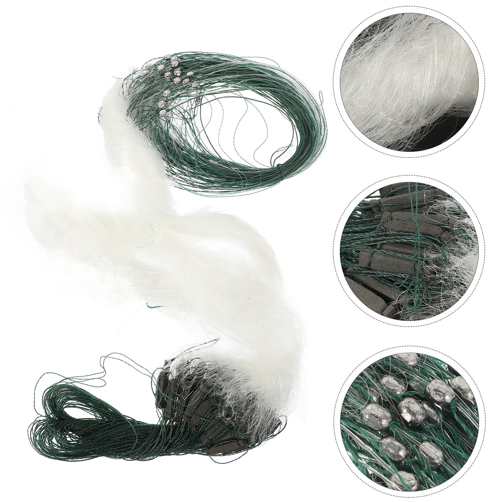 LEORX Monofilament Gill Network Single Layer Net Outdoor Fish Gillnet ...