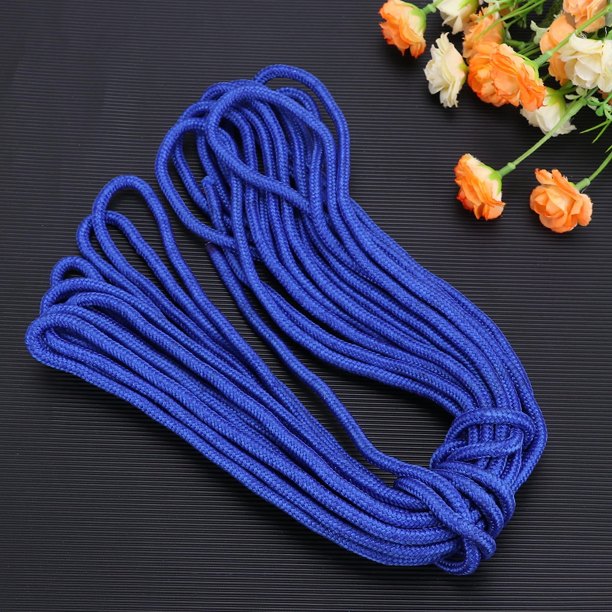 LEORX Nylon Halyard for Flag Pole 10M Blue 6mm Diameter Flagpole Rope ...