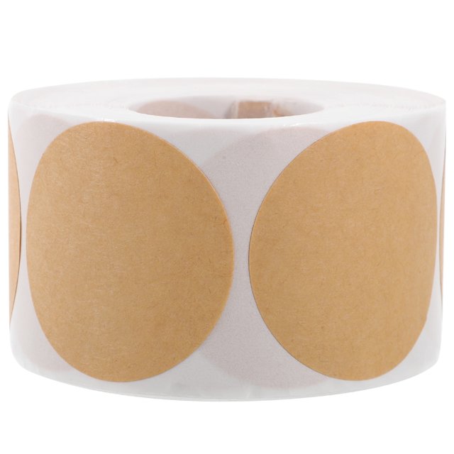 LEORX Paper Stickers 1 Roll for Classroom Setup and Meetings with Round ...