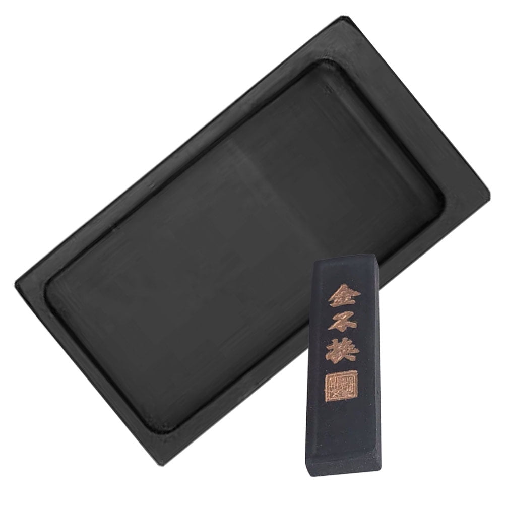 LEORX Permanent Inkstone for Writing Chinese Calligraphy Inkstone Rough ...