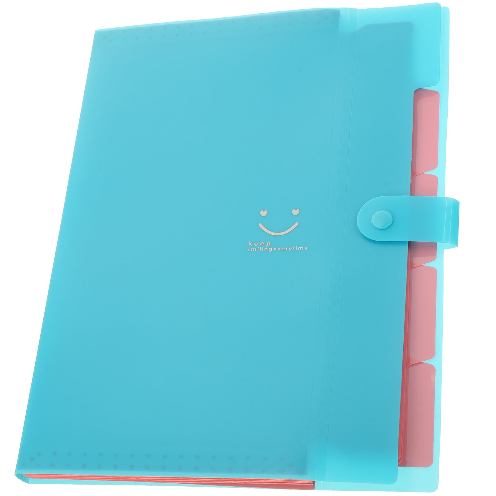 LEORX Plastic Document Folder Folder Blue PP Tidy Desk for Students ...