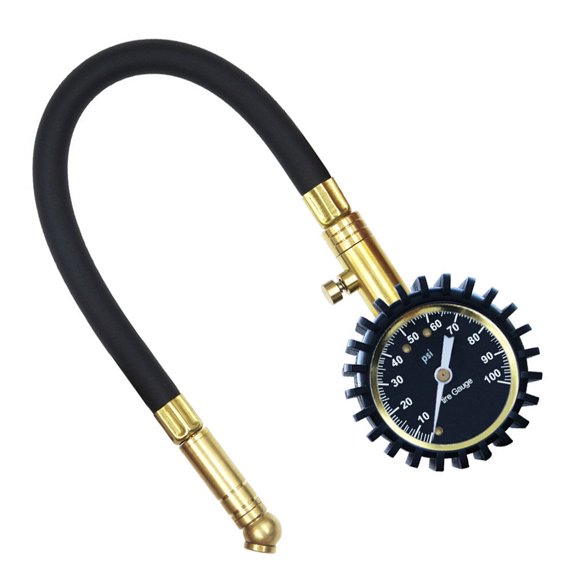 LEORX Portable Air Compressor Pressure Gauge with Copper and Plastic ...