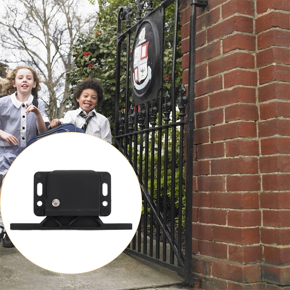 LEORX Push To Close Latch Zinc Alloy Black Cabinet Latches For Cabinets ...