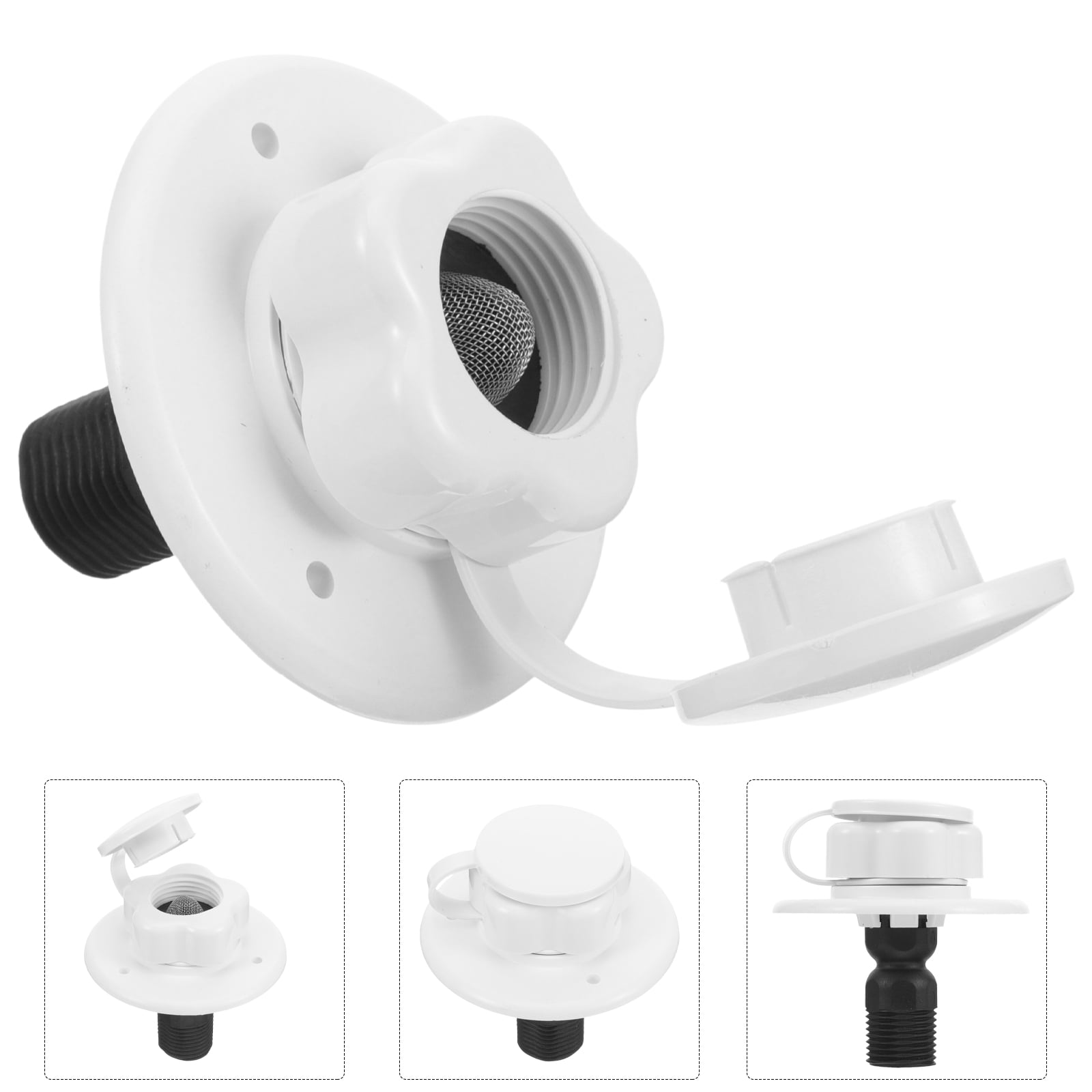 LEORX RV Water Fill Inlet with Check Valve for Clean Water Flow ...
