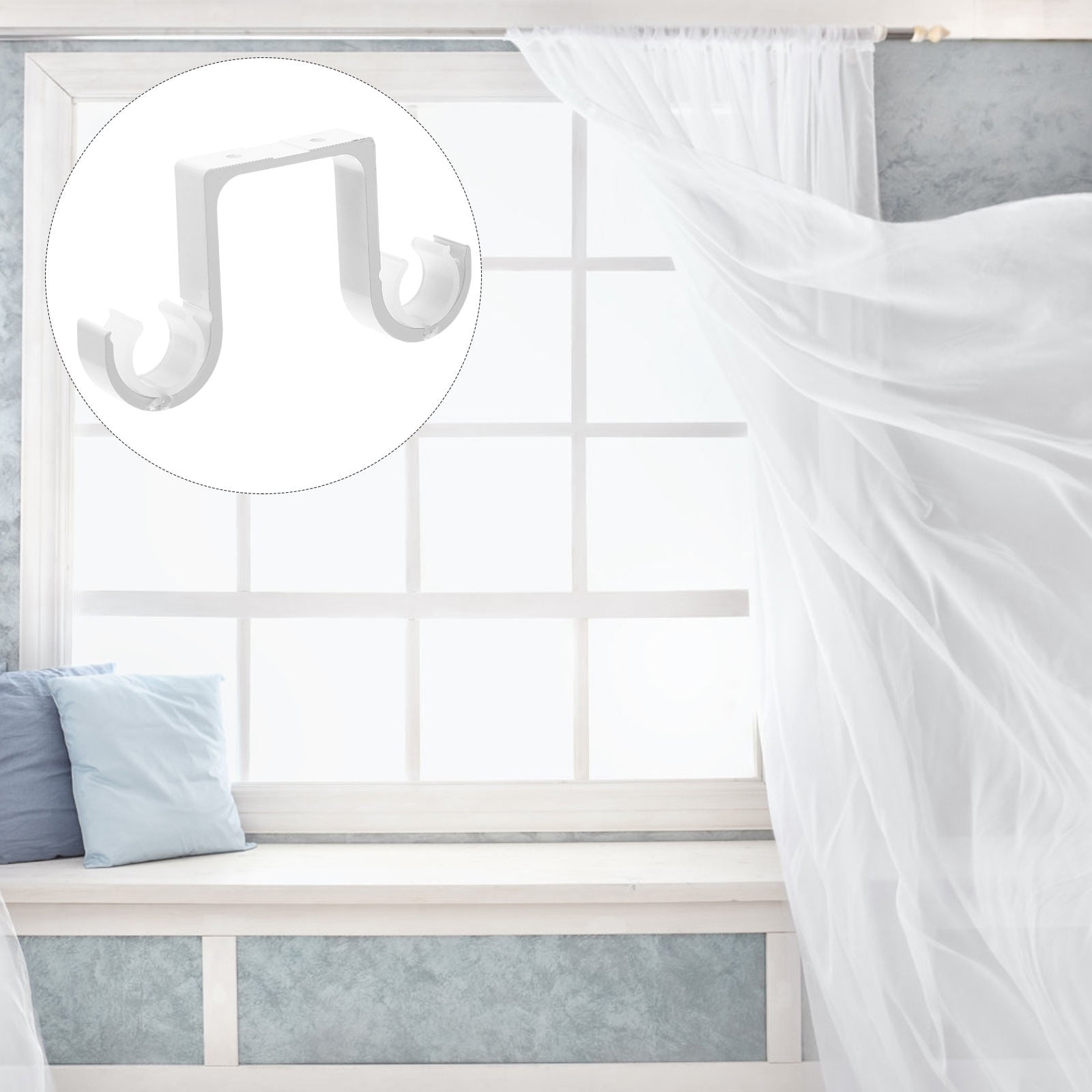 LEORX Rectangular Drapery Ceiling Mount 1Pcs - Walmart.com