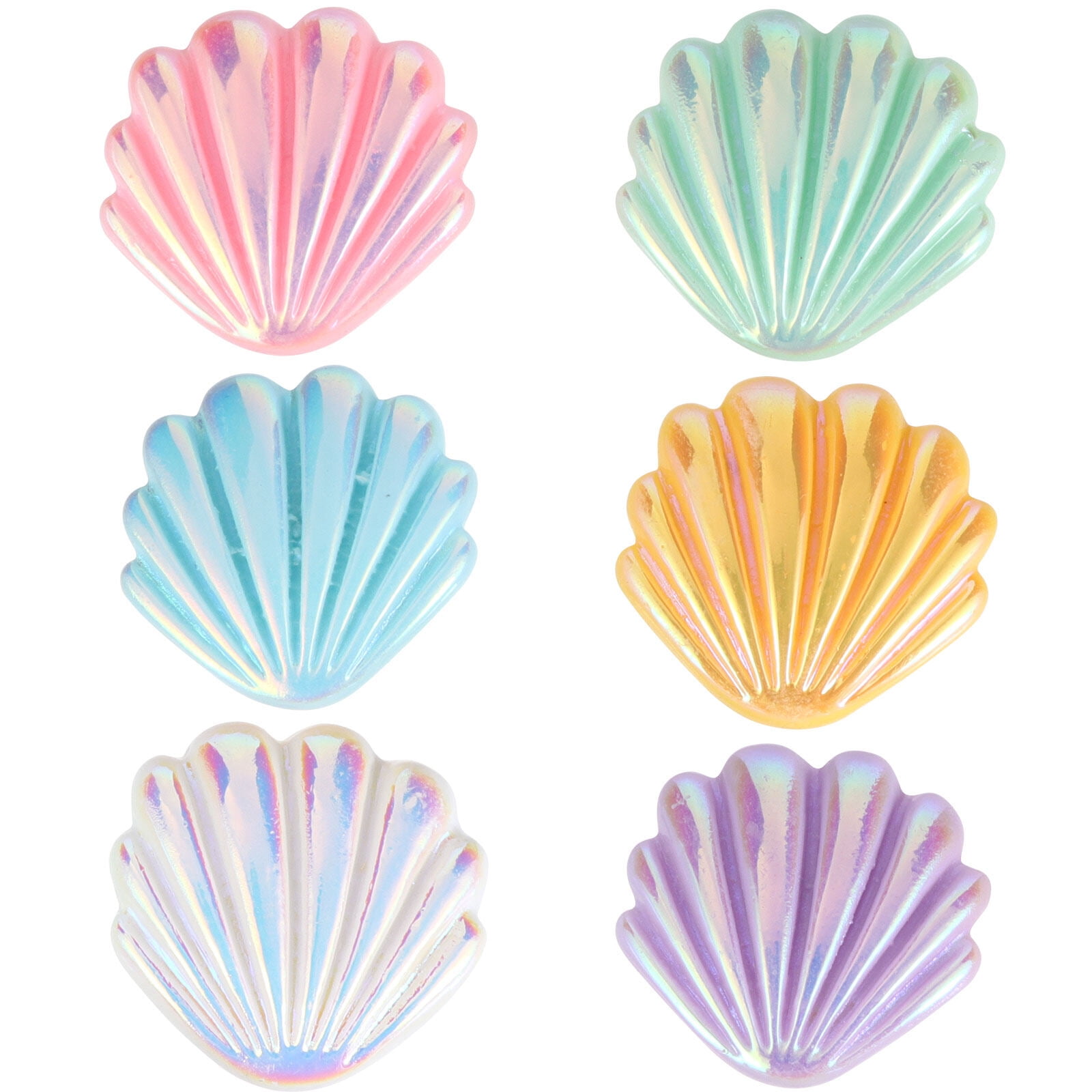LEORX Resin Seashell Fridge Magnets 6Pcs for Small and Craft ...