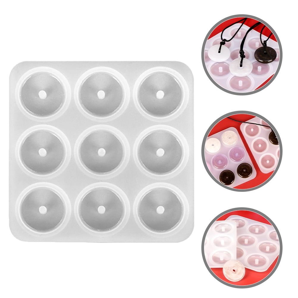 LEORX Round Pendant Silicone Mold Epoxy Silicone Casting Mold ...