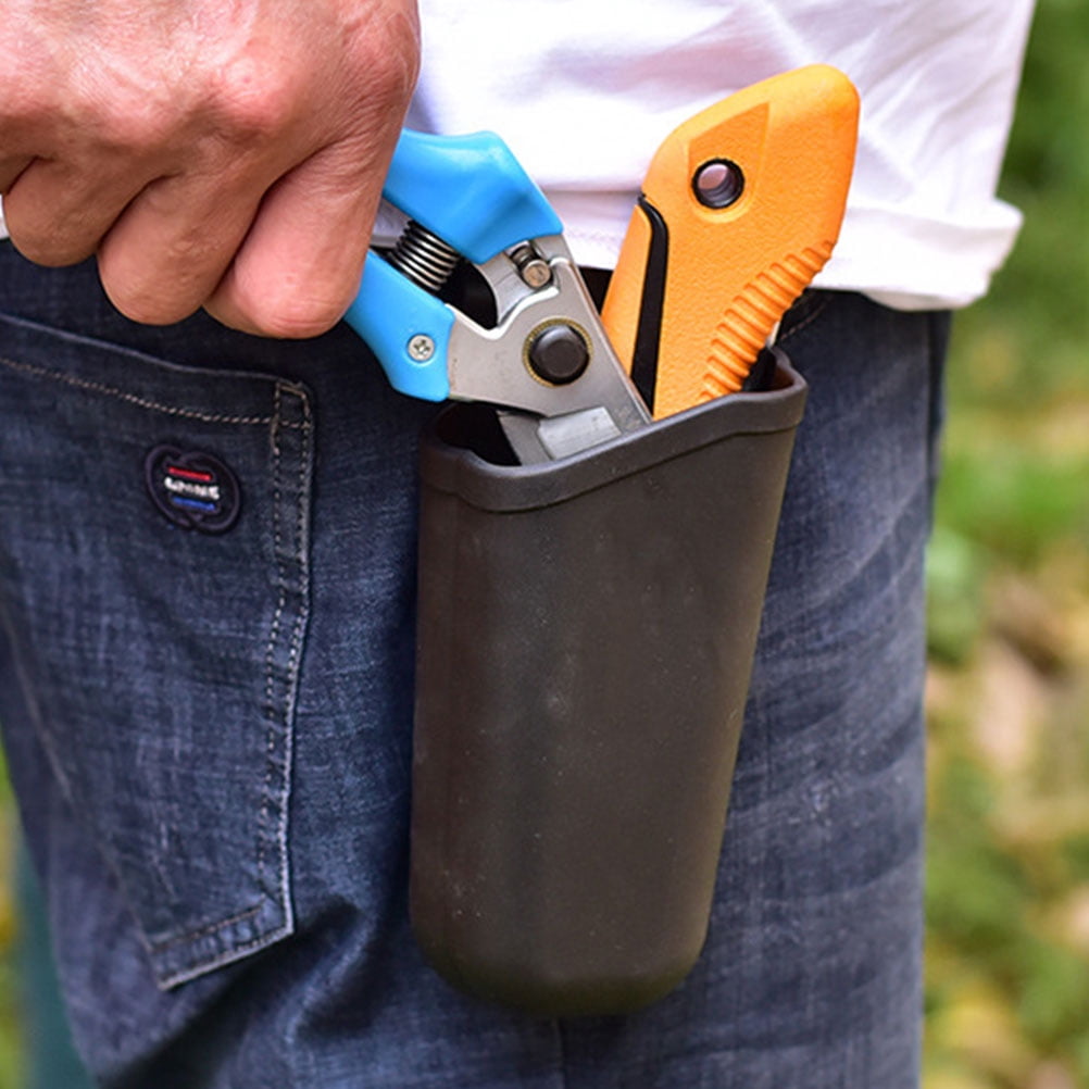 LEORX Hand Pruner Holder Orchard Branch Shear Pouch Thickened Rubber ...