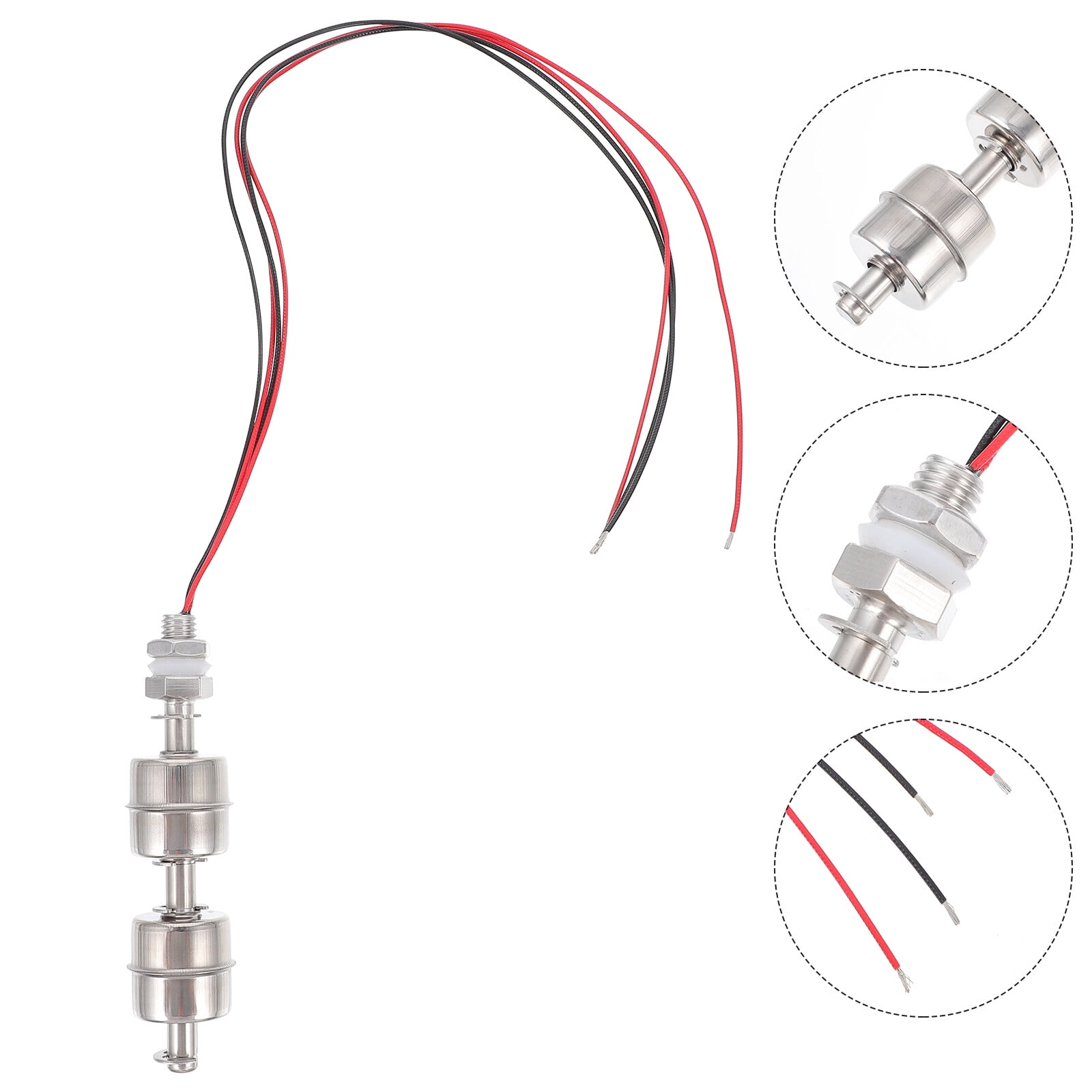 LEORX Silver Stainless Steel Float Switch 1Set for Swimming Pool Water ...