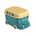 LEORX Small Train Storage Box Toy Organizer For Toddlers Safe Gentle ...