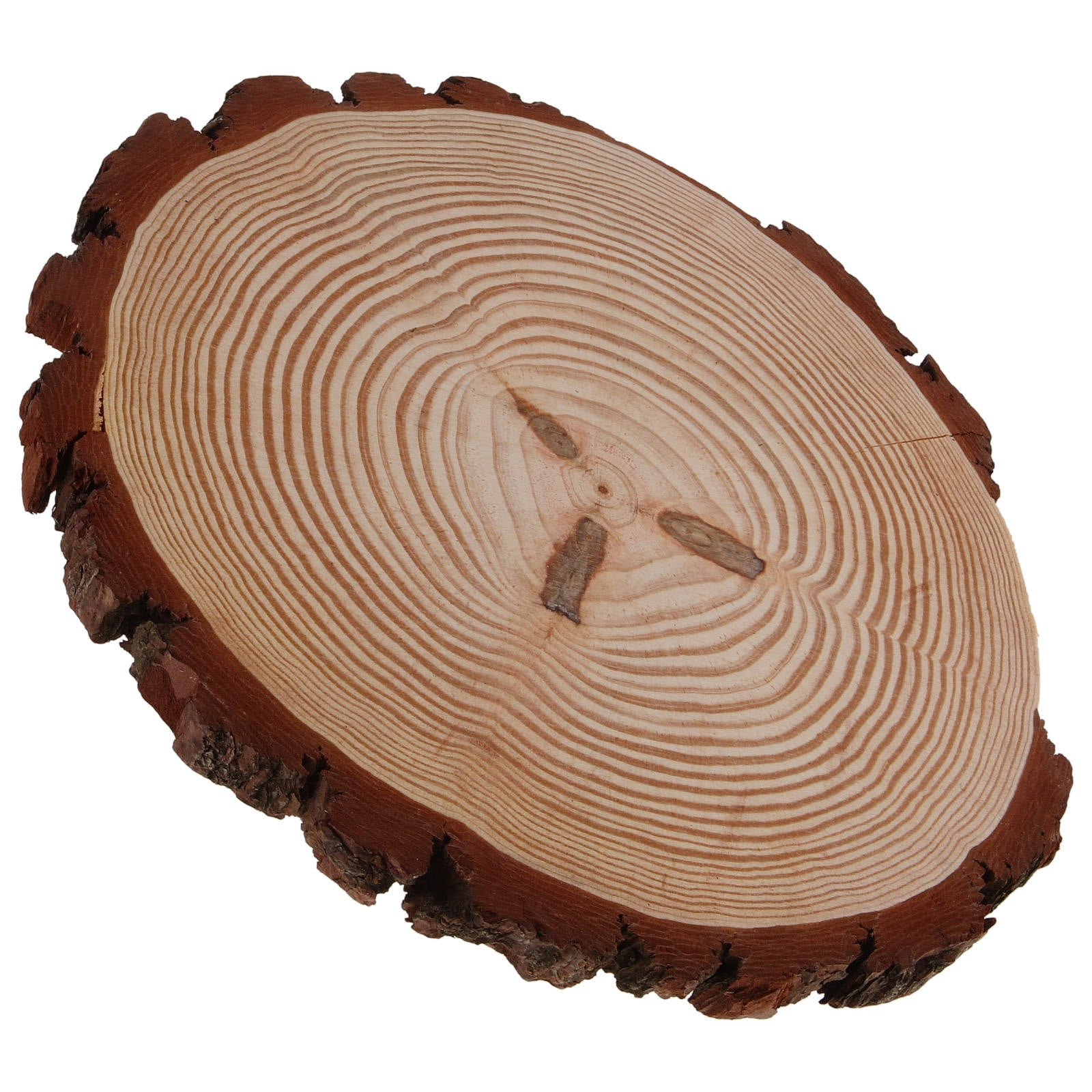 LEORX Solid Wood Decorations Garden Stepping Stone Wood Decor 1Pcs ...