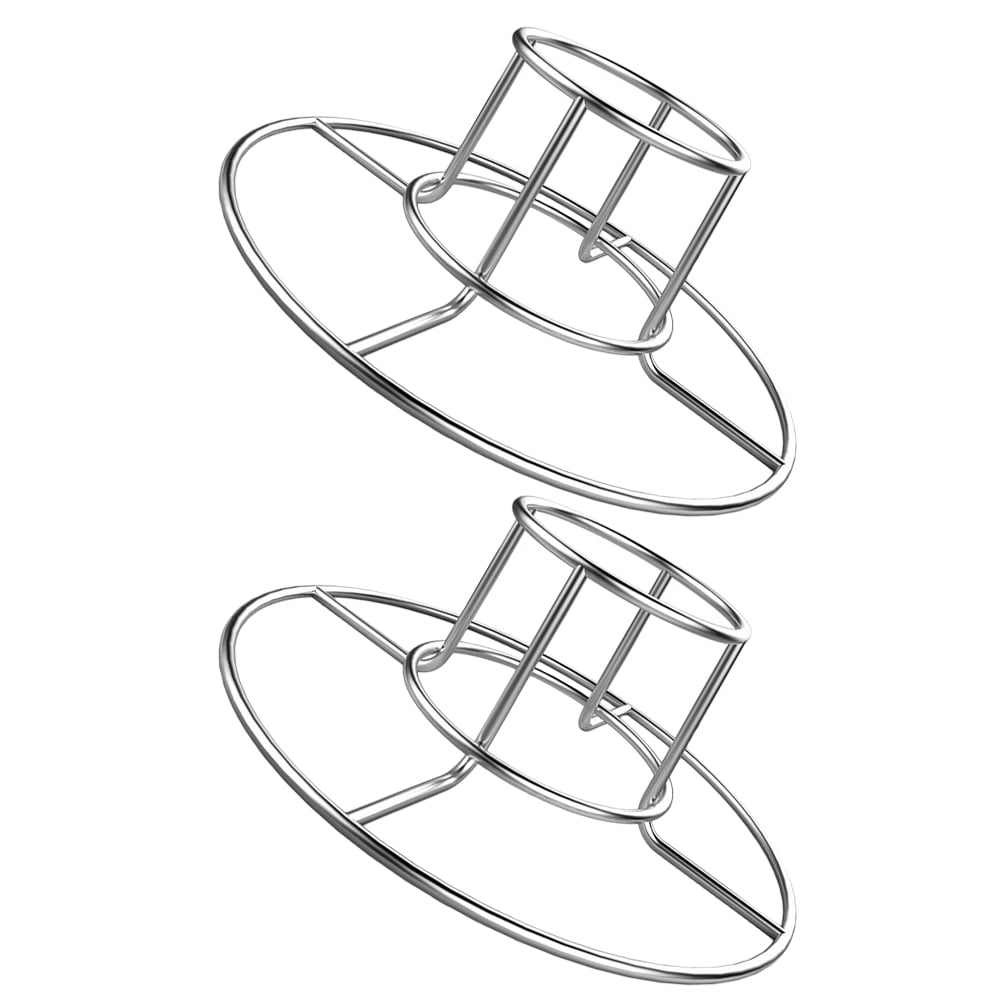 LEORX Stainless Steel Chicken Grilled Rack for Outdoor BBQ with Round ...
