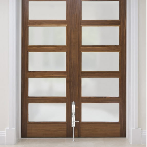 LEORX Stainless Steel Drop Bolt Heavy Duty Door Bolt Lock Silver 1Pack ...